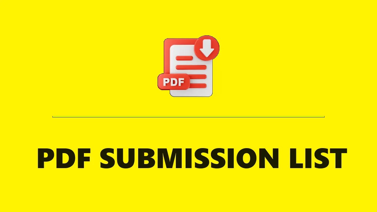 PDF Submission Sites List with High DA and PA